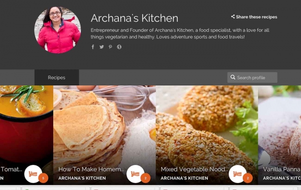 Archana’s Kitchen Is Now On Yummly | Archana's Kitchen