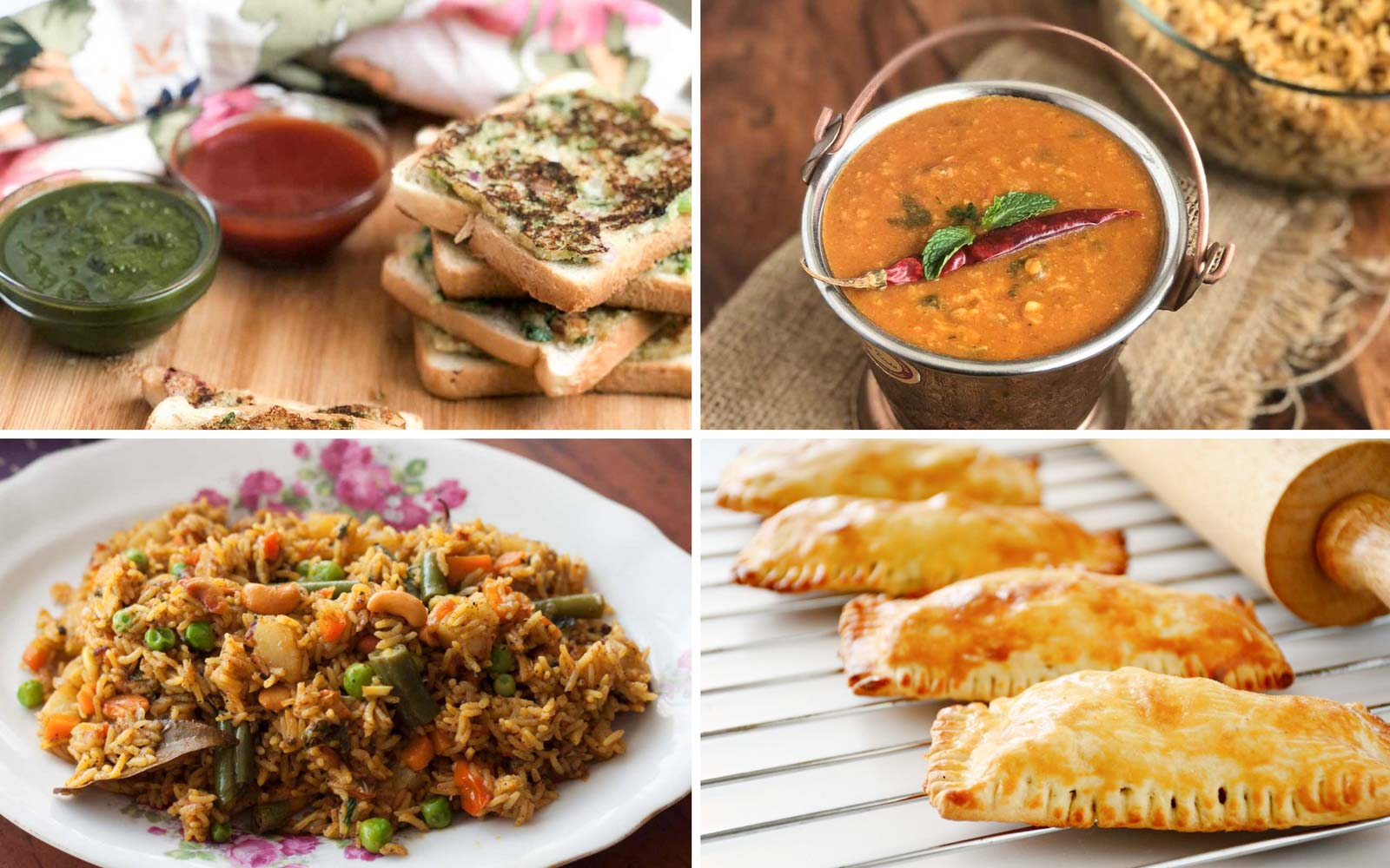 Weekly Meal Plan: Sagu Masala Dosa, Nutella Filled Hand P... | Archana ...