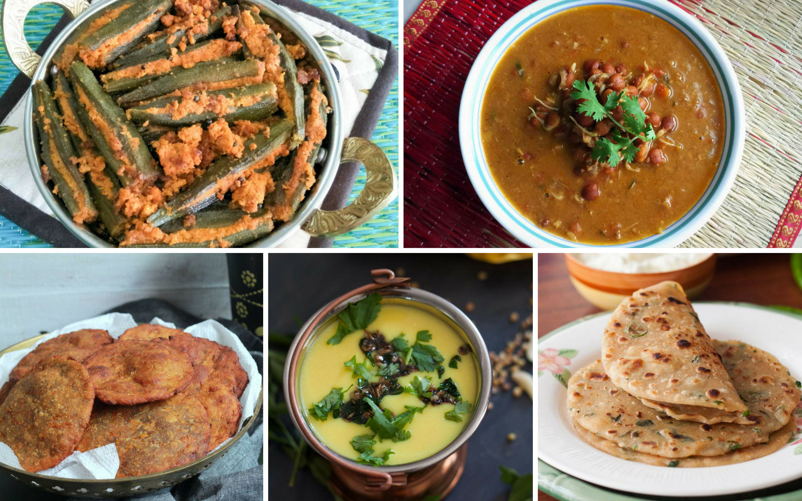 6 Maharashtrian Meal Ideas With Sabzi , Dal, Roti For Lunch Or Dinner ...