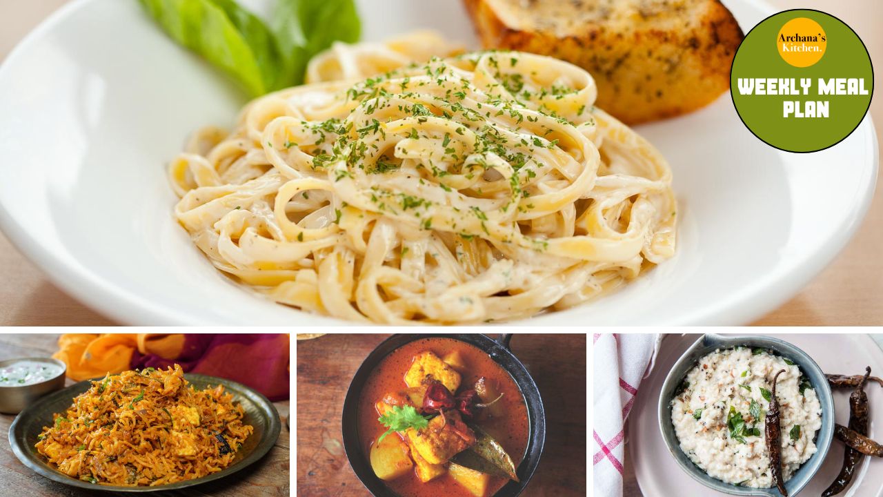 7-Day Vegetarian Meal Plan with Italian Weekend Special | Easy ...