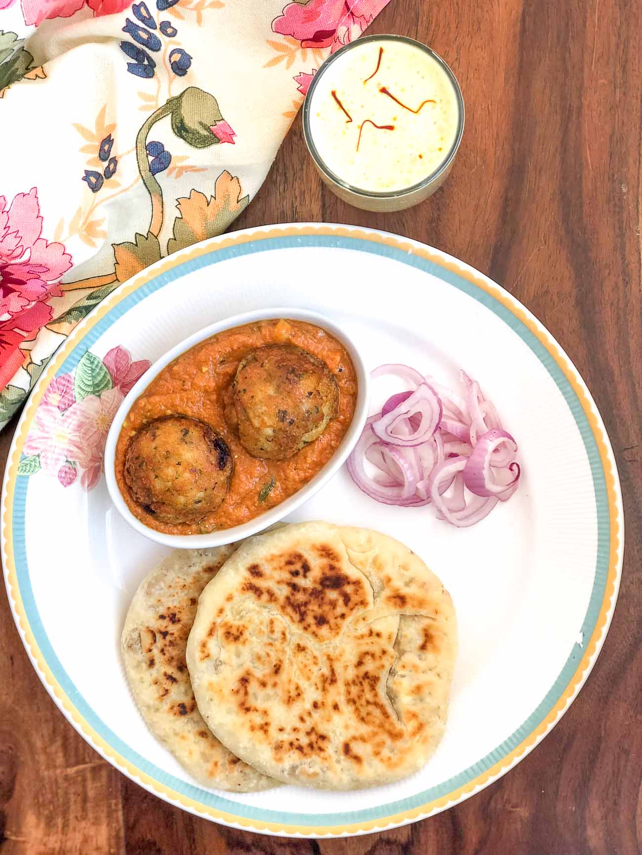 Here's A Royal Saturday Dinner - Malai Kofta, Peshwari Naan & Kesar ...