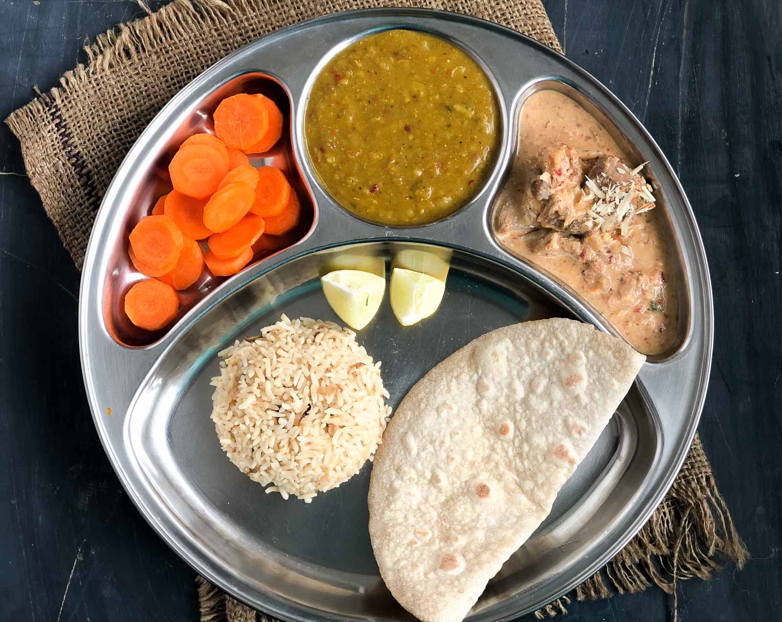 Make A Special Weekend Lunch With A Parsi Meal - Badam Nu Gosht ...