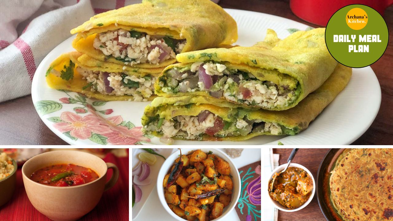 Daily Meal Plan: Besan Bread Toast, Dal Navrang, Mooli Paratha and More ...