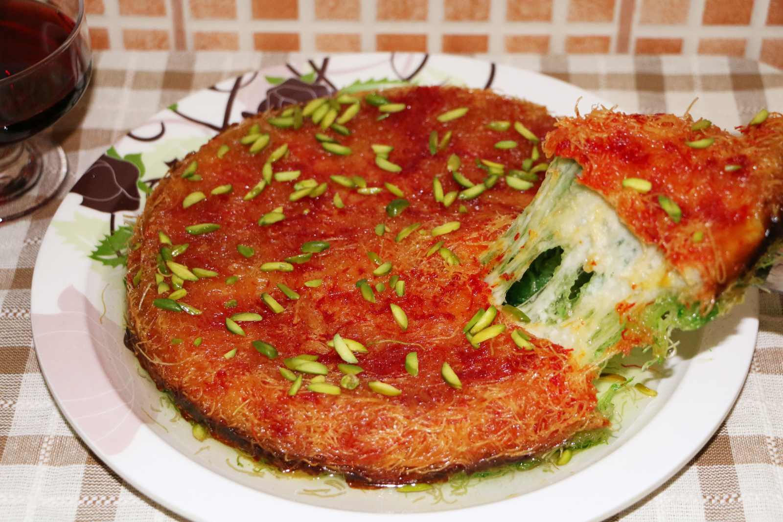Delicious Arabic Sweet Kunafa Recipe (Knafeh) | Archana's Kitchen