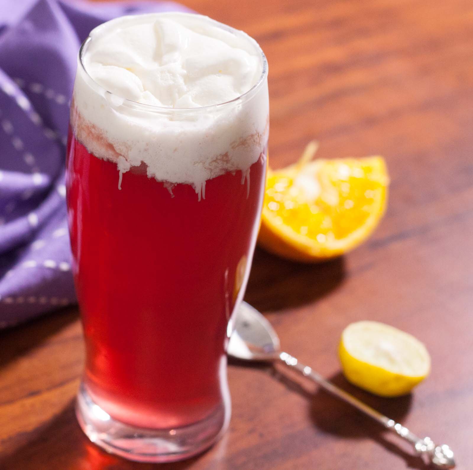 Ice Cream Tea Float Recipe | Archana's Kitchen