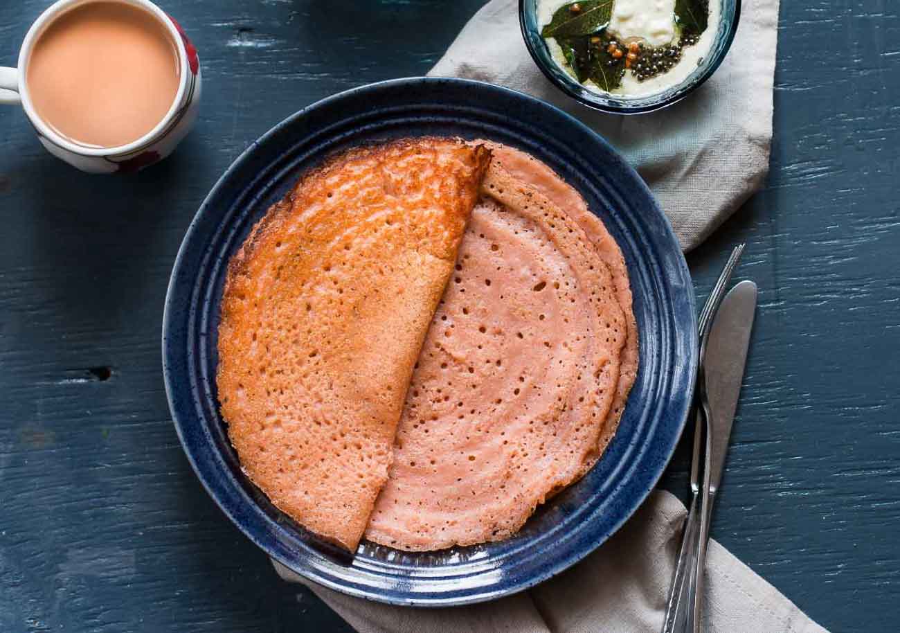 Red Rice Dosa Recipe | Archana's Kitchen