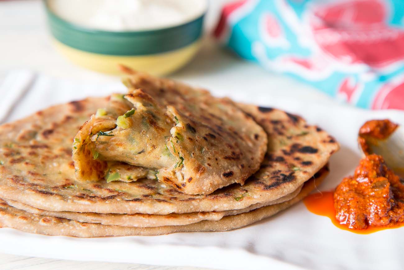 stuffed paratha bread