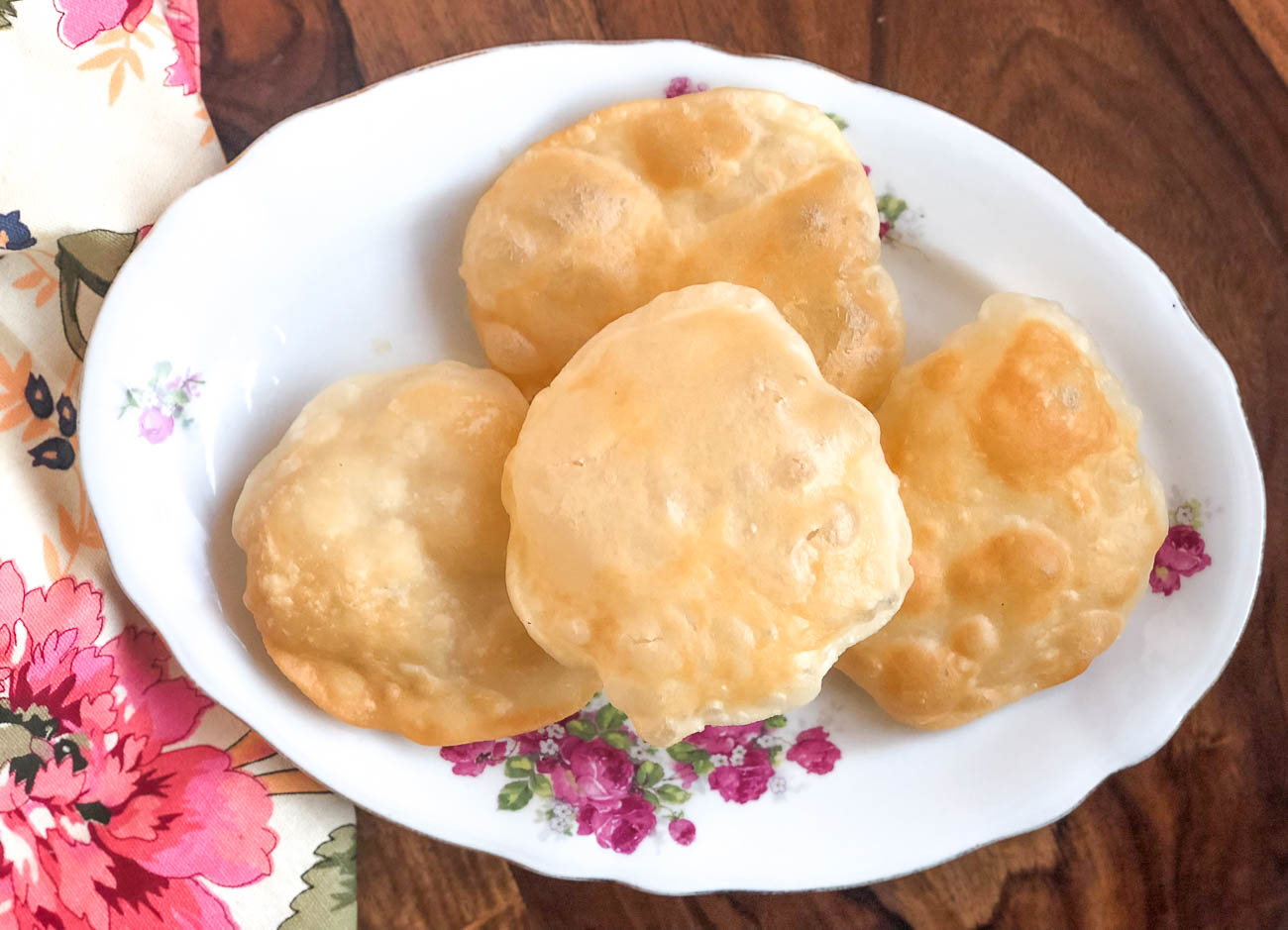 Bengali Luchi Recipe - Bengali Softa Maida Puffed Puri | Archana's Kitchen