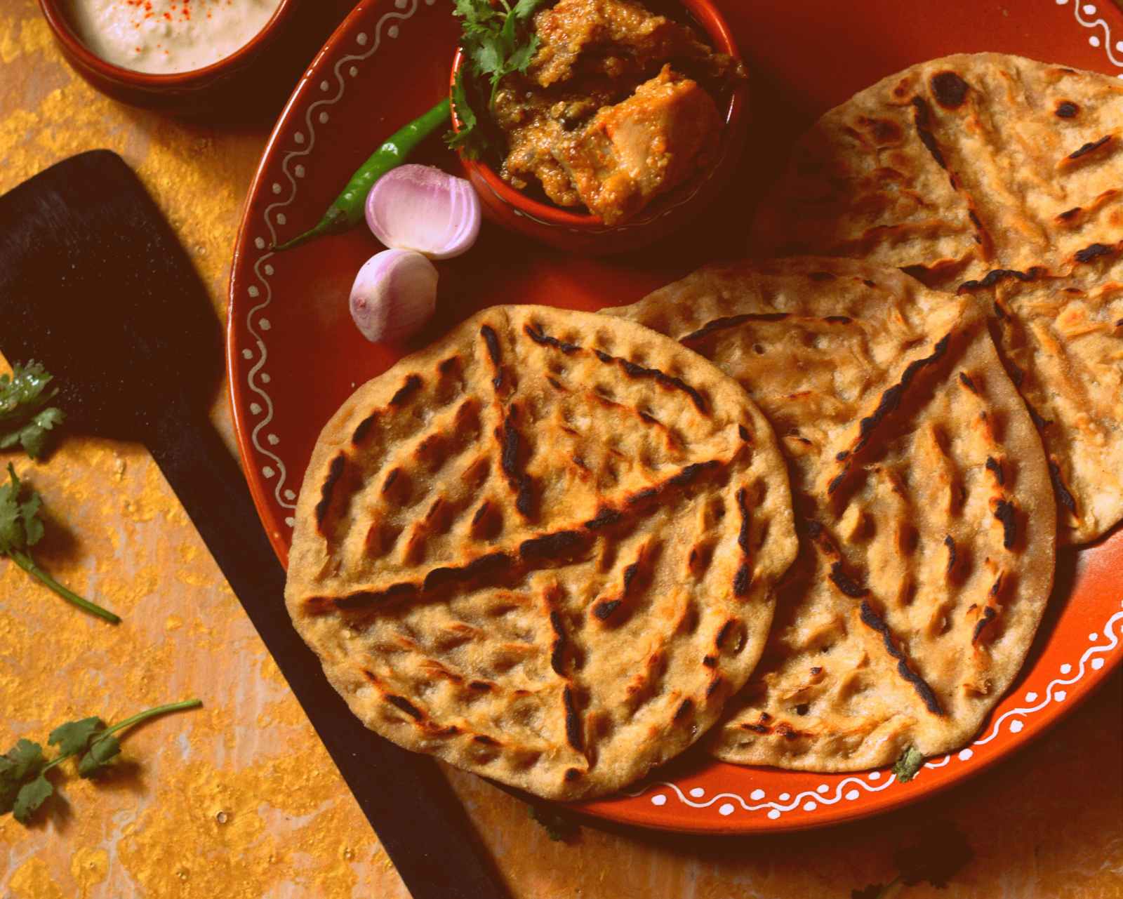 Spiced Khooba Roti (Rajasthani Pinched Flatbread Recipe) | Archana's ...