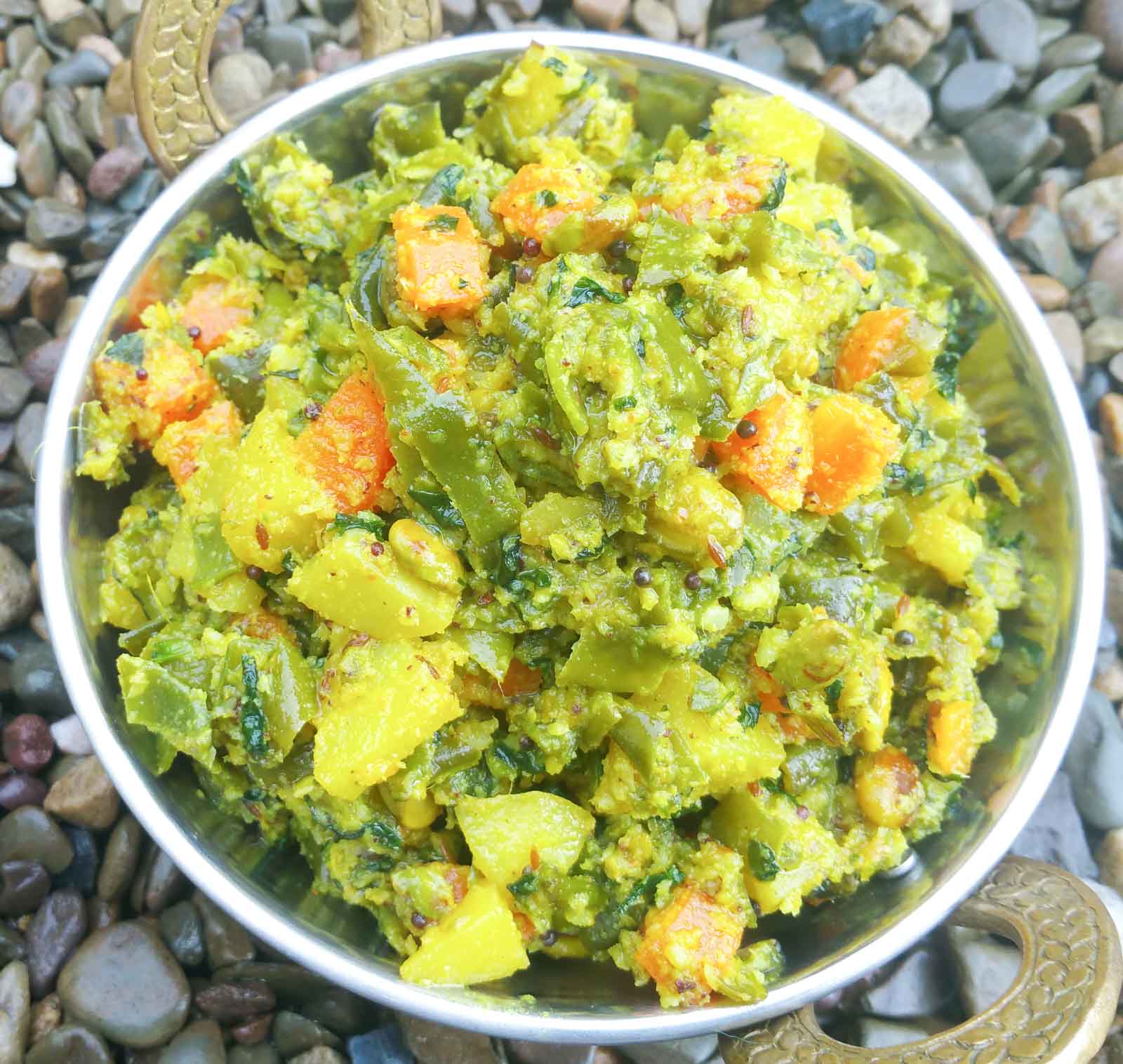 Mixed Vegetable Koora Recipe - Mixed Vegetable Poriyal | Archana's Kitchen