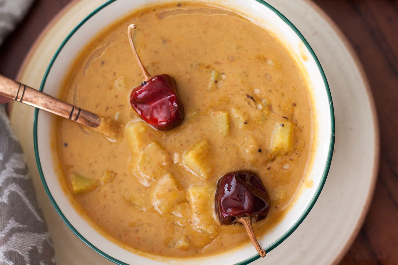 Udupi Style Ash Gourd Coconut Curry Recipe | Archana's Kitchen