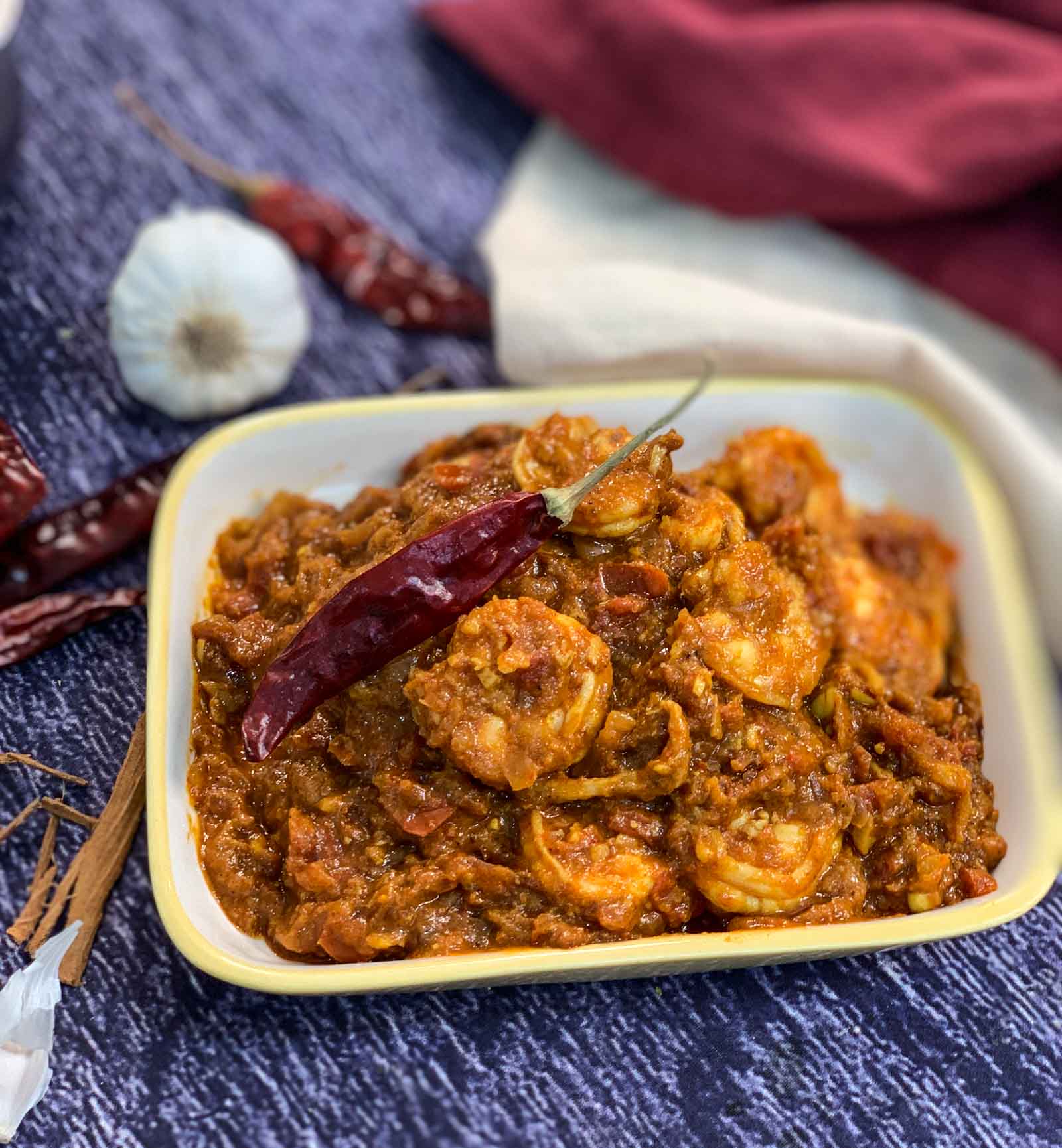 Goan Prawns Vindaloo Recipe | Archana's Kitchen