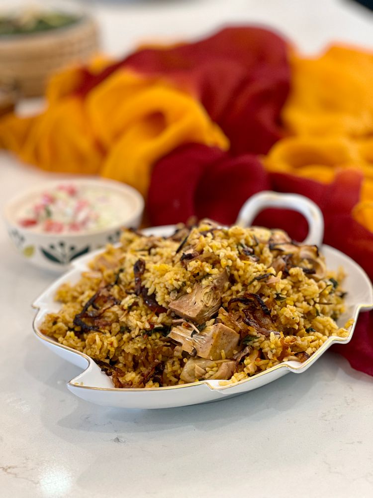 chicken handi biryani
