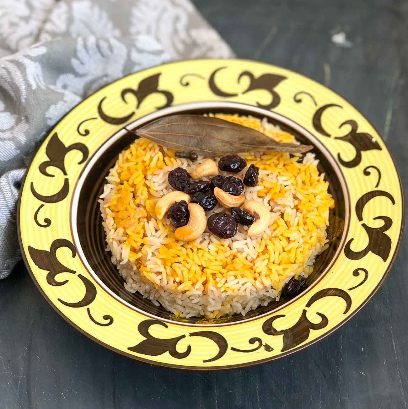 Iranian Berry Pulao Recipe With Caramelized Onions | Archana's Kitchen