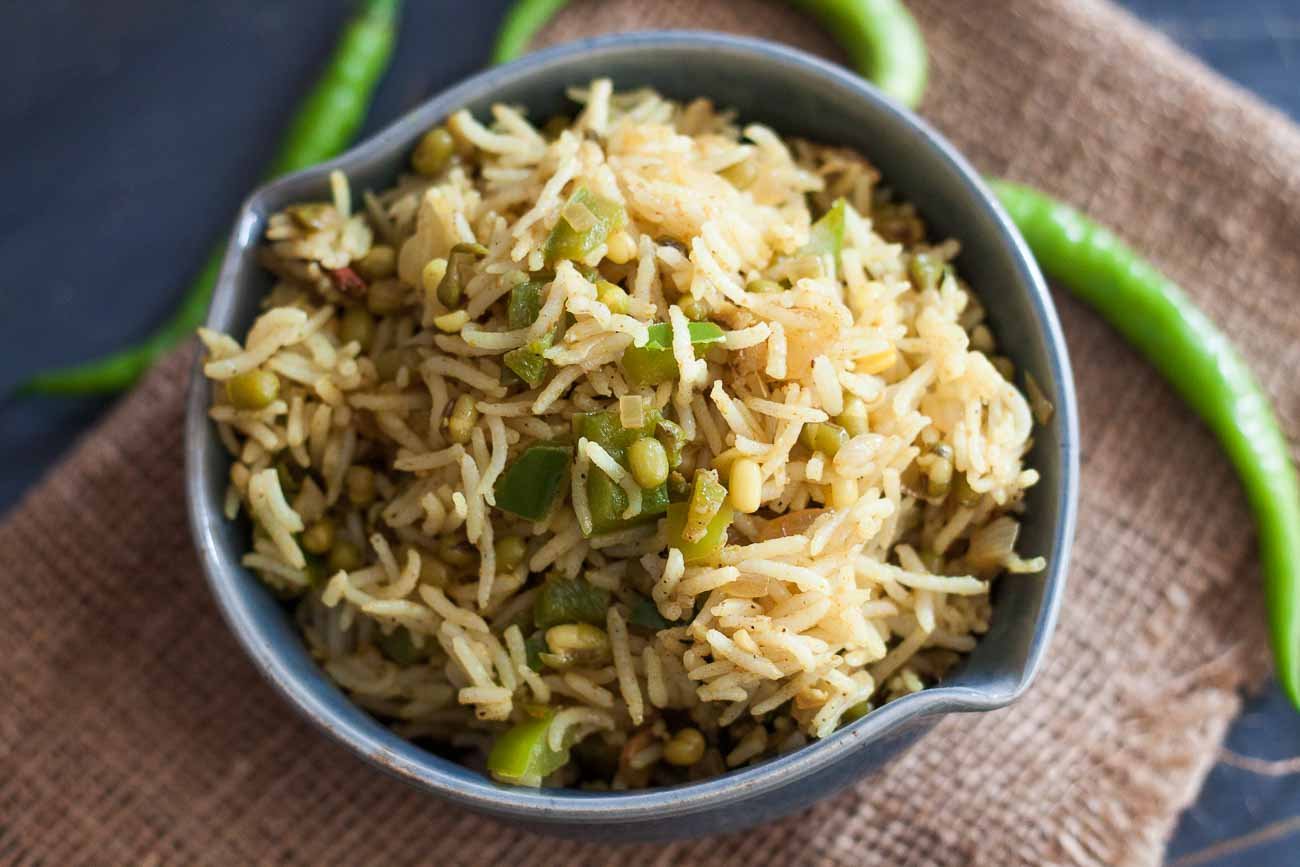 Maharashtrian Green Moong Bhat Recipe | Archana's Kitchen