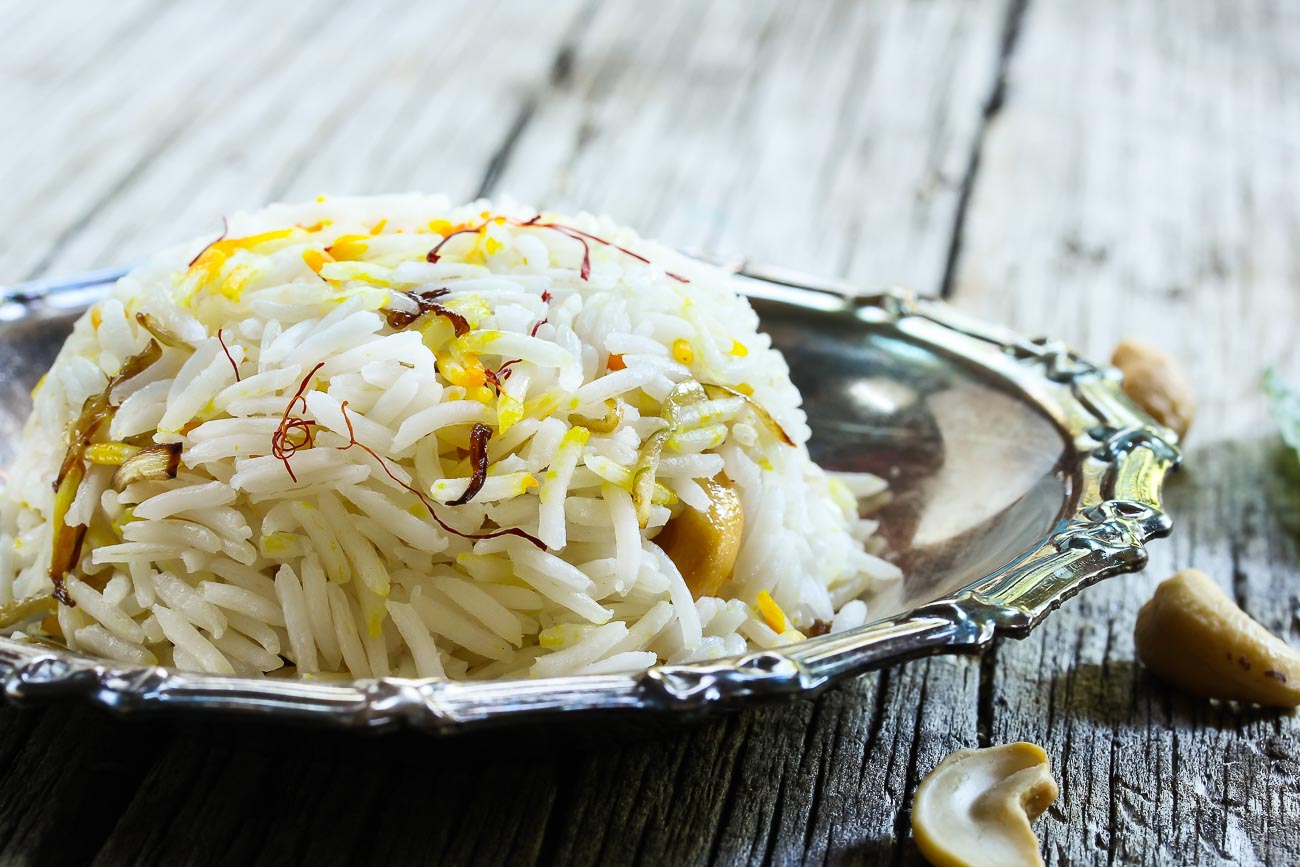 Saffron Pilaf Recipe - Kesar Flavoured Rice | Archana's Kitchen