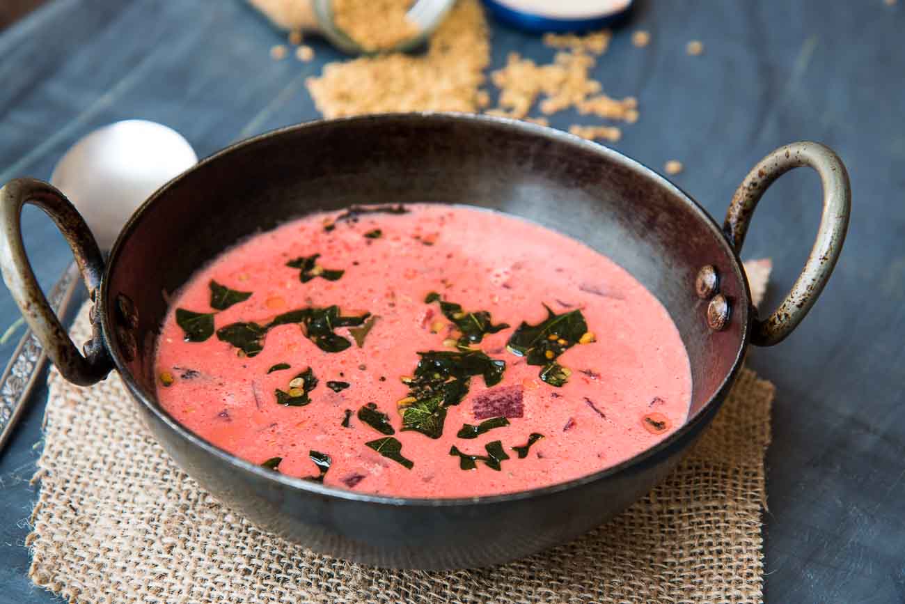 Beetroot Stew with Coconut Milk Recipe (With a South Indi... | Archana ...