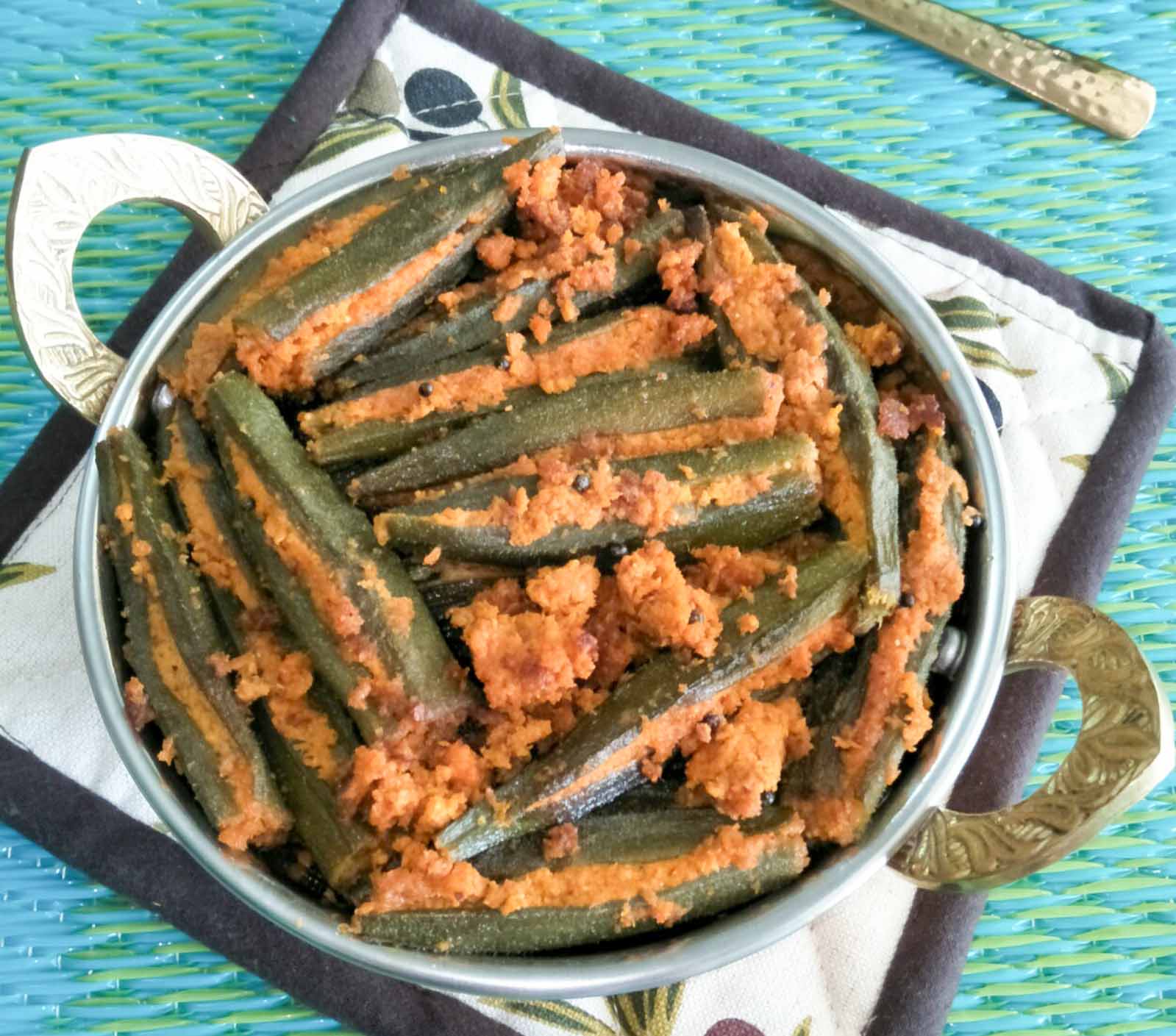 Bharli Bhendi Recipe - Stuffed Bhindi | Archana's Kitchen