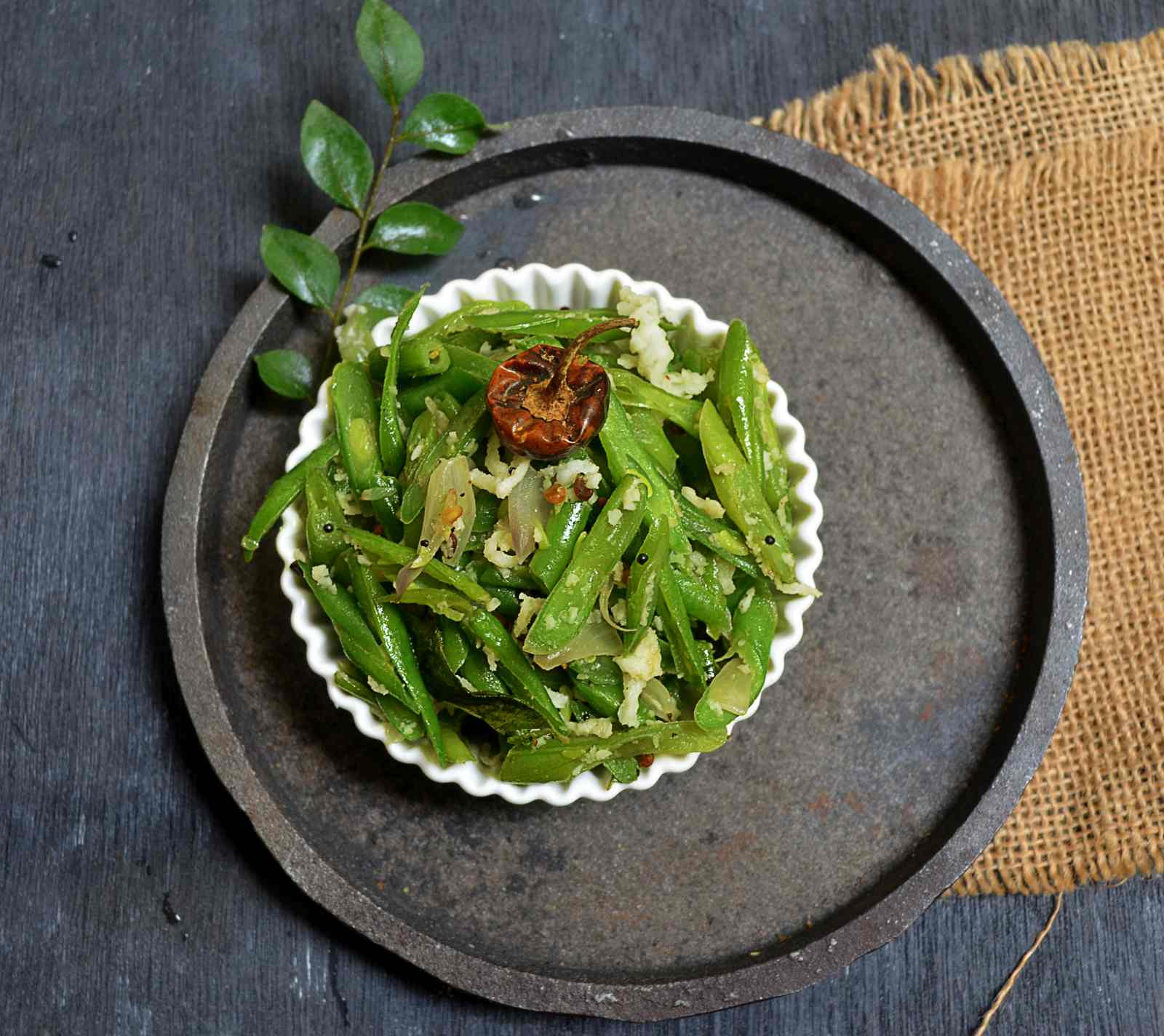 Goan Style French Beans Foogath Recipe | Archana's Kitchen