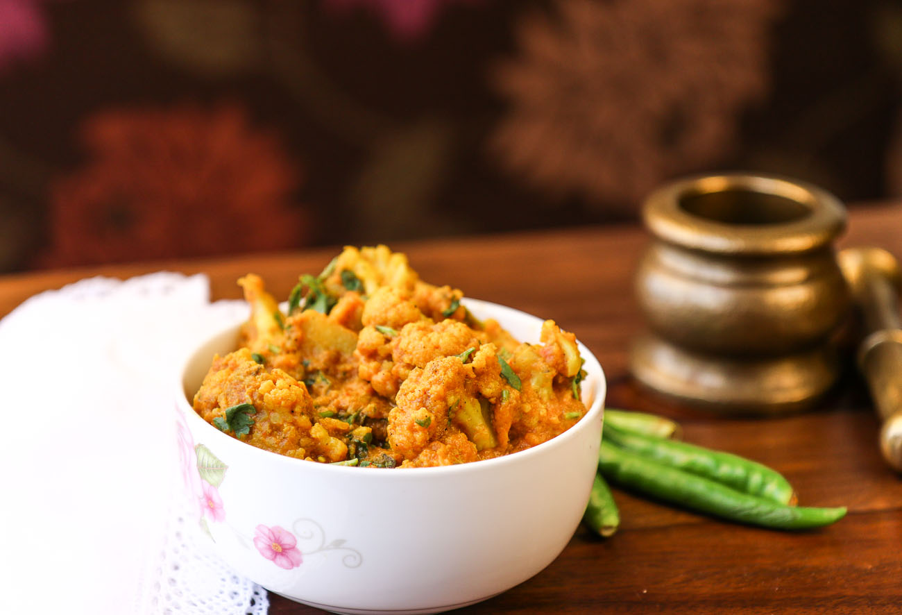 Gobi Musallam Recipe (Spicy Cauliflower Creamy Gravy) | Archana's Kitchen
