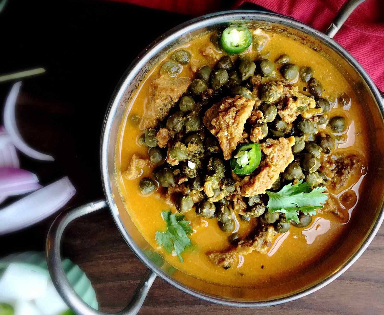 Punjabi Wadi Choliya Ki Sabzi Recipe | Archana's Kitchen