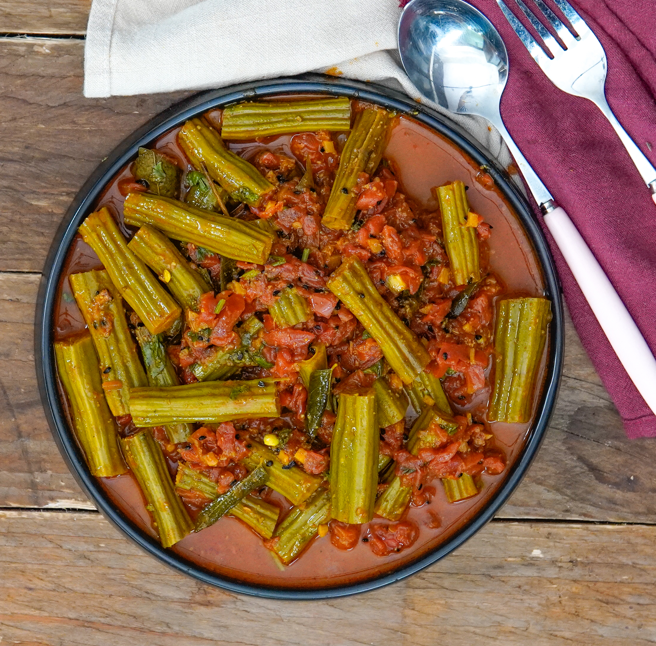 Saragva Nu Shaak Recipe-Drumstick Masala Sabzi | Archana's Kitchen