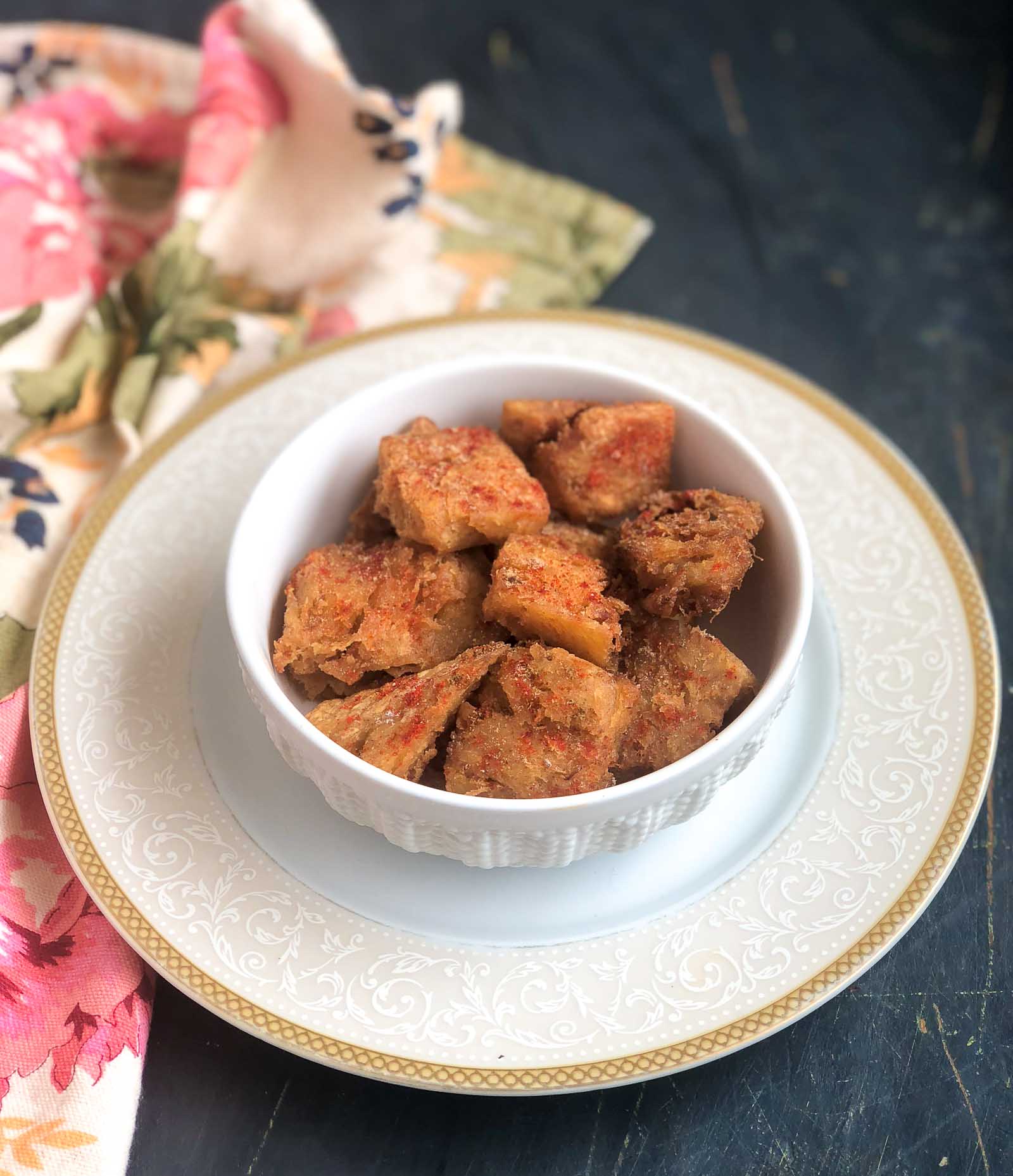 Suran Ja Tuk Recipe - Sindhi Deep Fried Yam/Jimikand | Archana's Kitchen