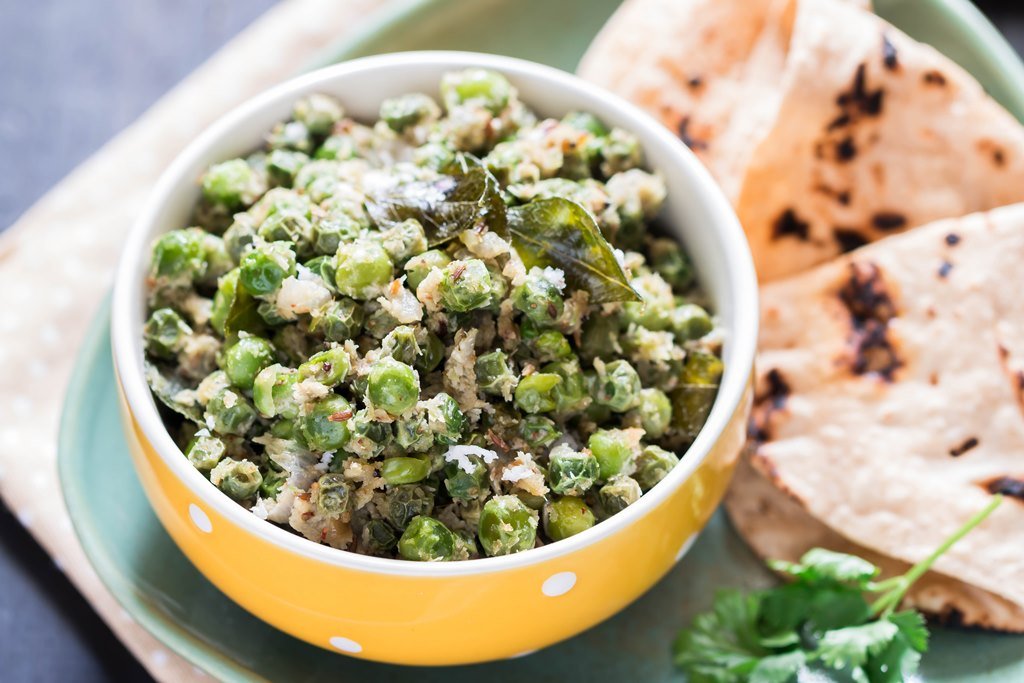 Pattani Kootu Recipe (Green Peas Curry) | Archana's Kitchen