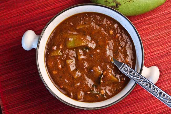 Puli Manga Kuzhambu Recipe-Spicy Mango Curry | Archana's Kitchen
