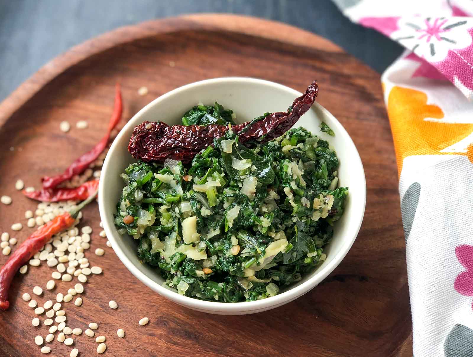 Padpe Uppukari - Harive Soppu Palya Recipe | Archana's Kitchen