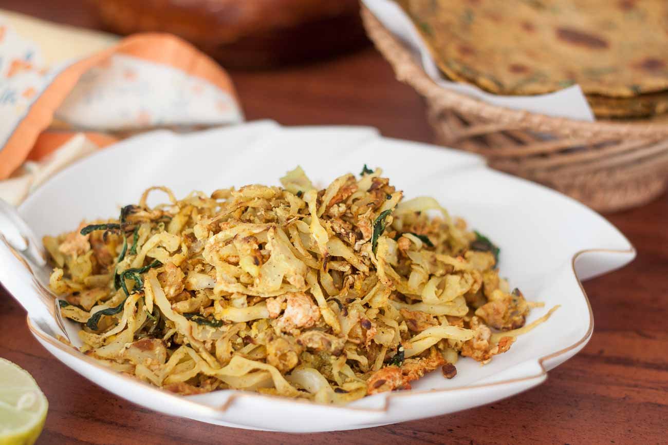 Cabbage Bhurji Recipe | Archana's Kitchen