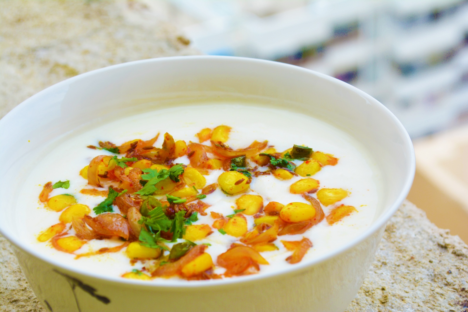 Corn And Onion Raita Recipe | Archana's Kitchen