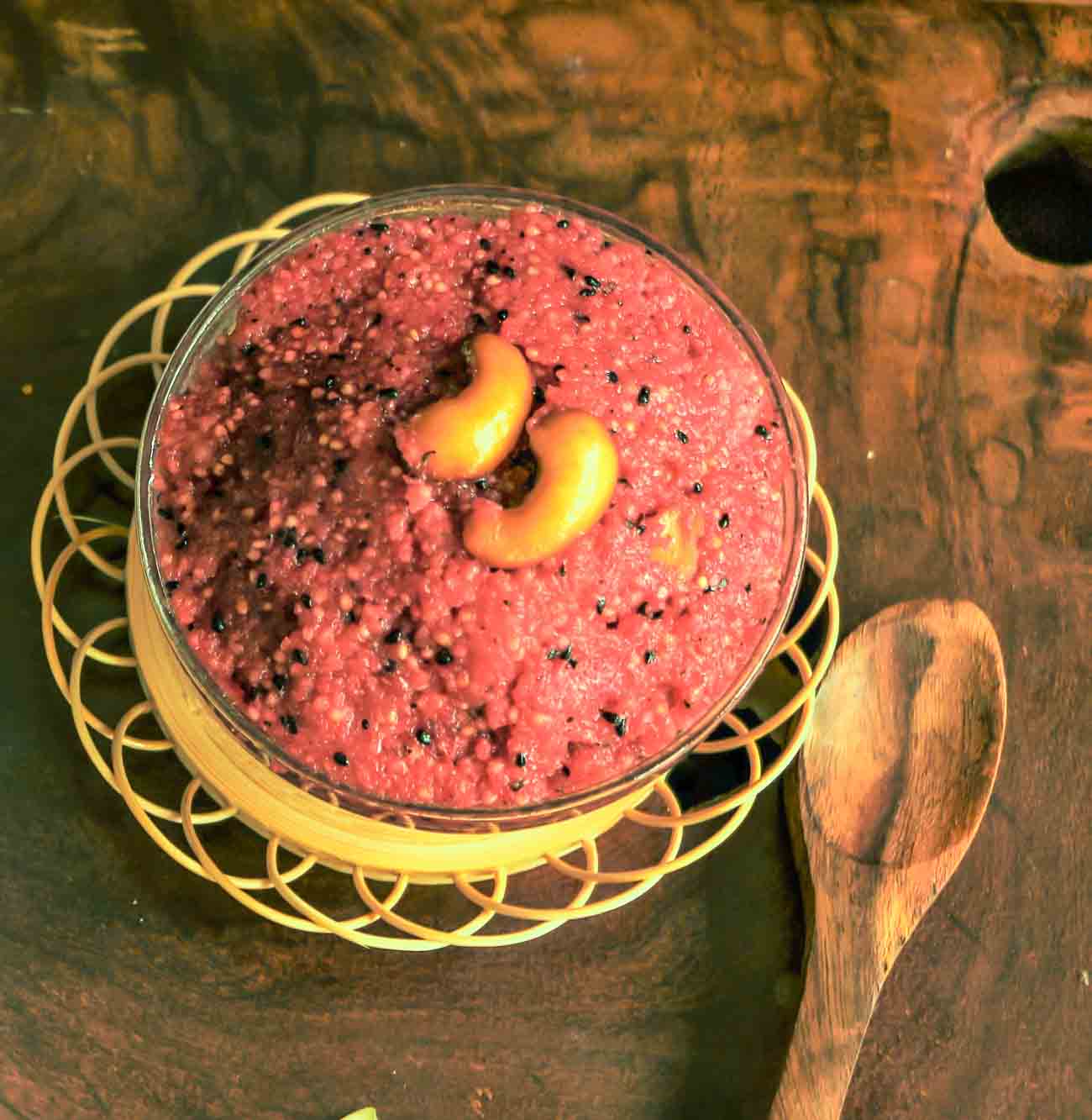 Pink Dragon Fruit Kesari Recipe (Sooji Halwa with Dragon ...