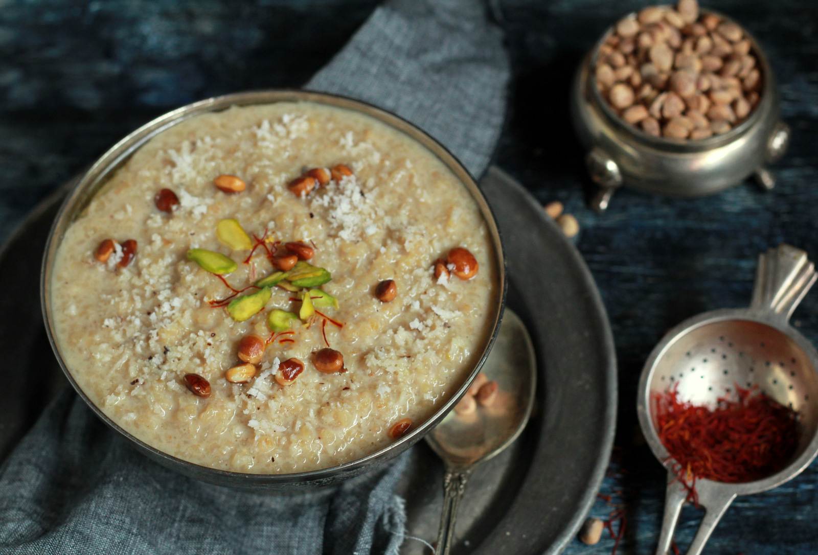 Maharashtrian Gavachi Kheer Recipe (Whole Cracked Wheat P... | Archana ...