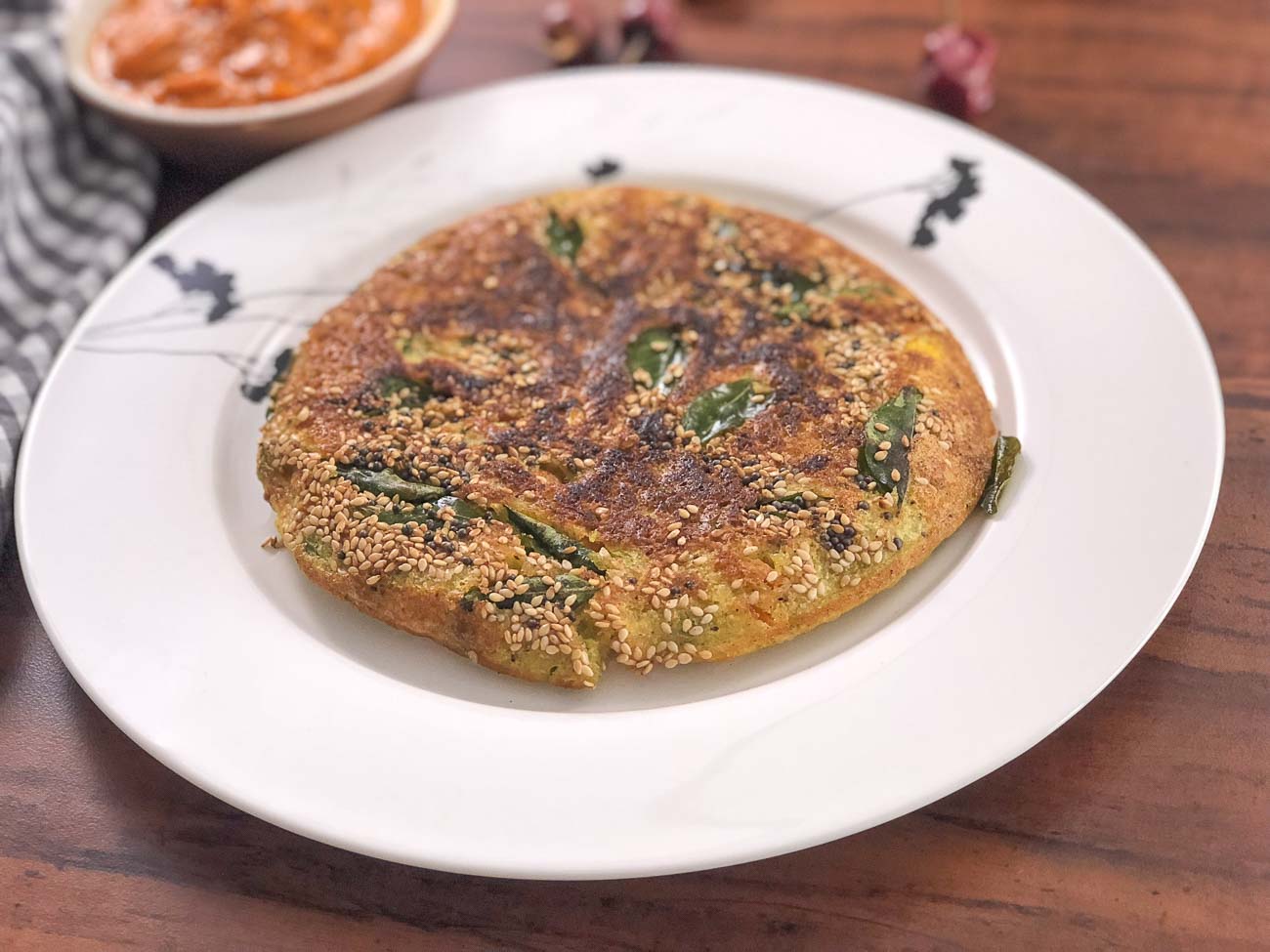 Gujarati Tawa Handvo Recipe - Healthy Lentil Cake | Archana's Kitchen