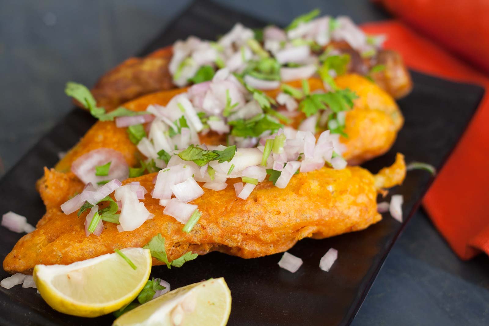 Andhra Style Mirapakaya Bajji Recipe -Stuffed Chilli Recipe | Archana's ...