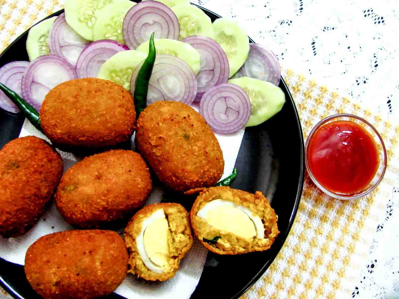 Bengali Style Dimer Chop Recipe | Archana's Kitchen