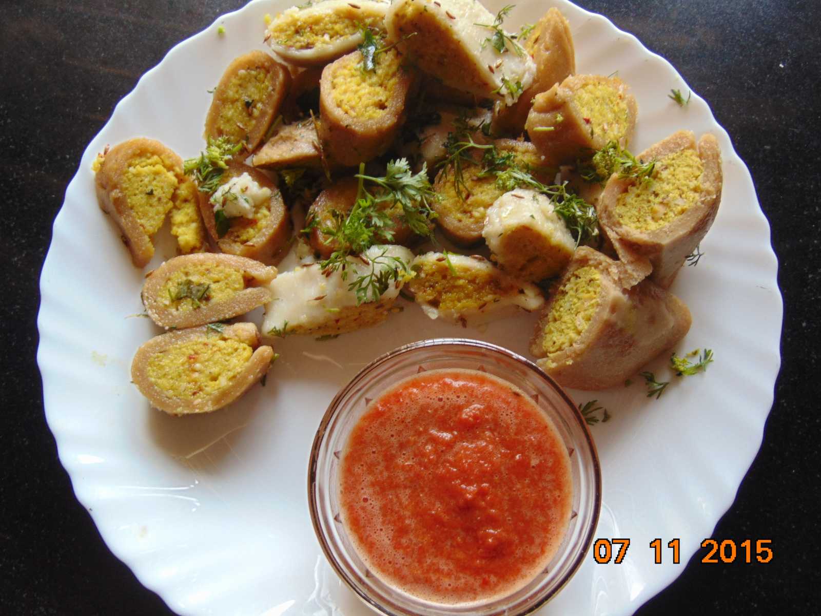 Dal Fara Recipe (Indian Stuffed Lentil Dumplings) | Archana's Kitchen