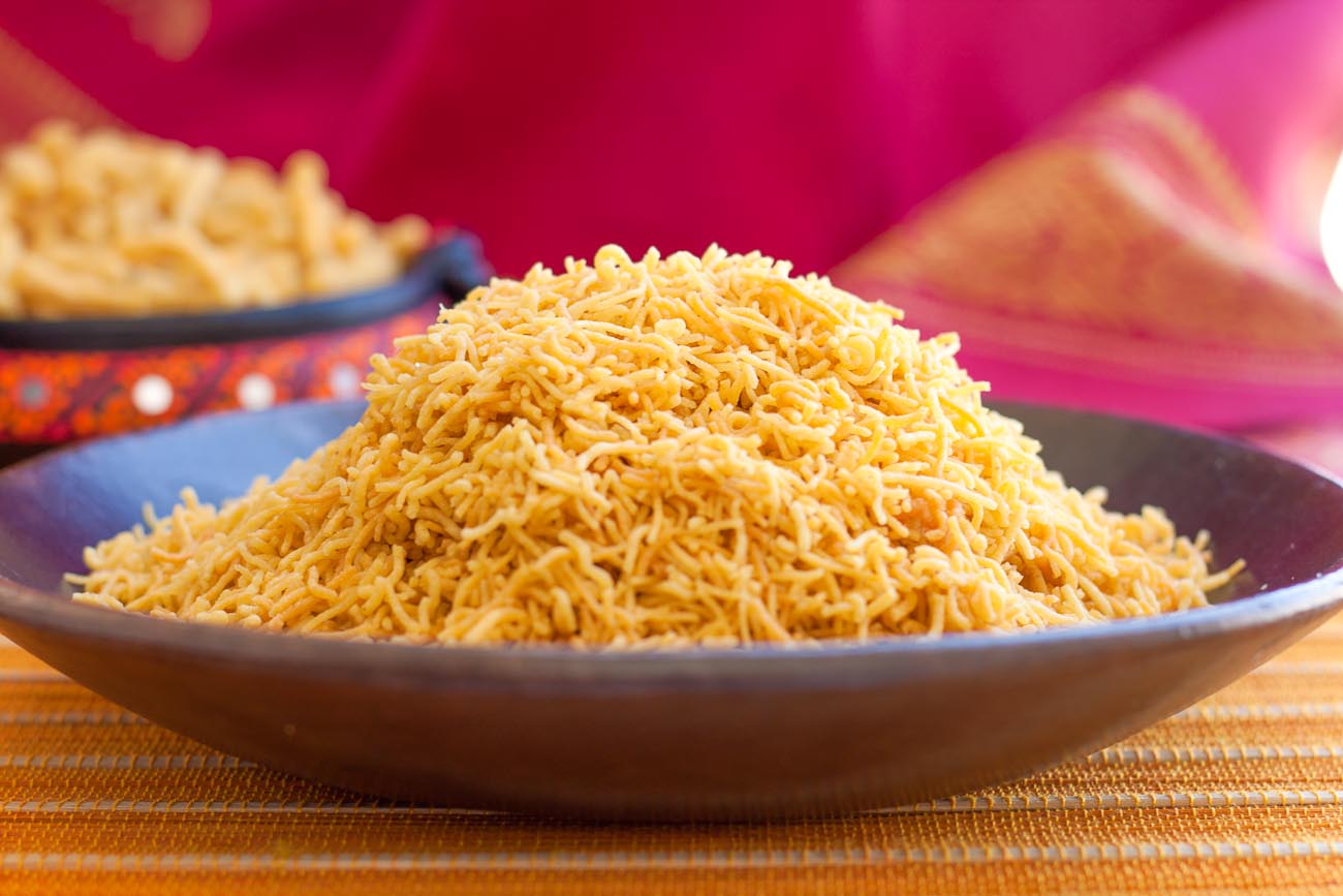 Homemade Sev Recipe - Gram Flour Vermicelli Snack | Archana's Kitchen