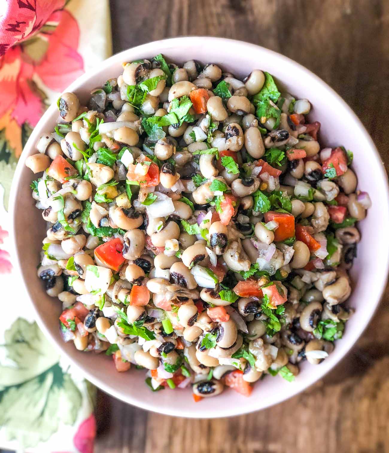 Chatpata Lobia Chaat Recipe - Healthy Black Eyed Bean Snack | Archana's ...