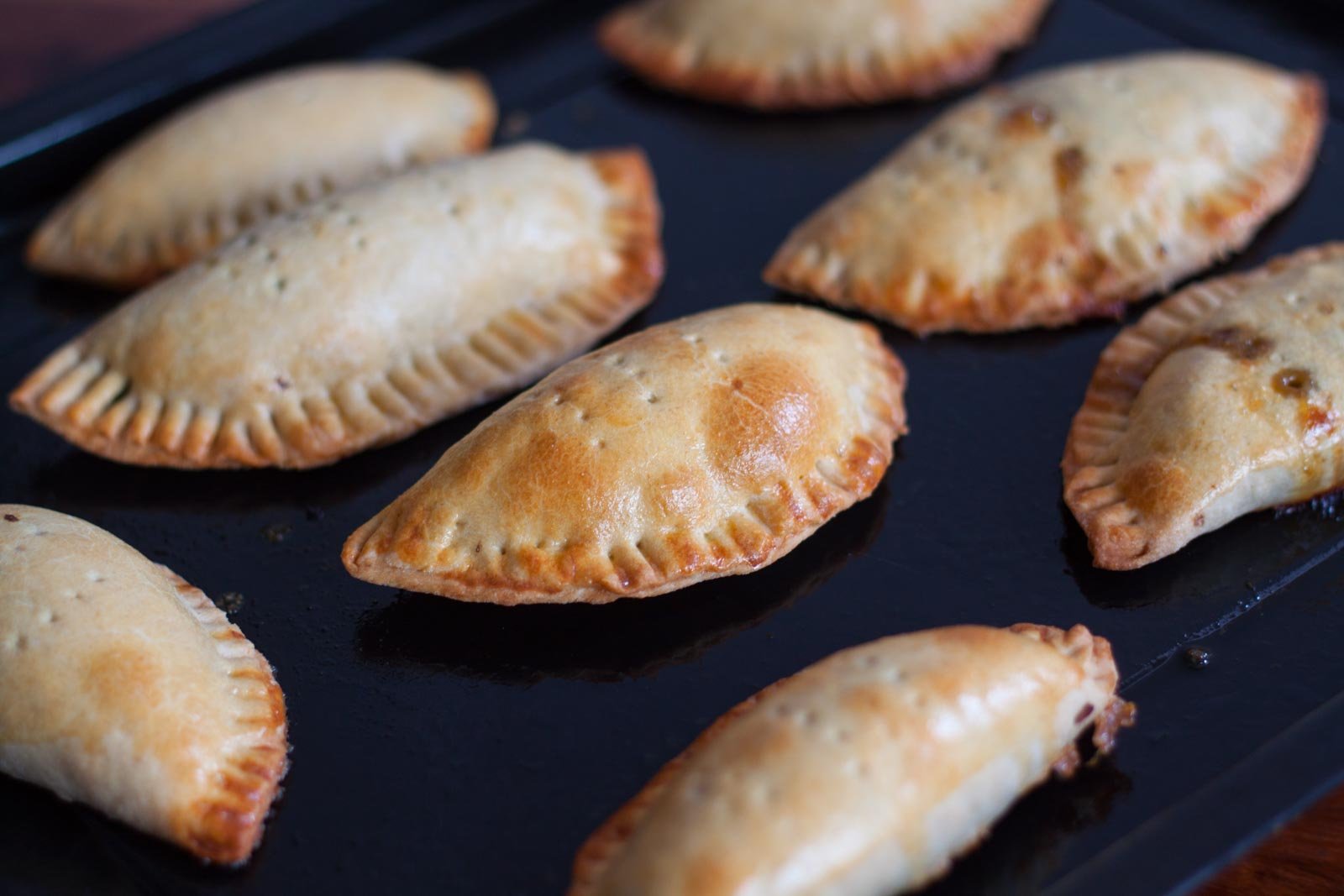 Spicy Mushroom Puffs Recipe (Empanadas stuffed with Mushr...