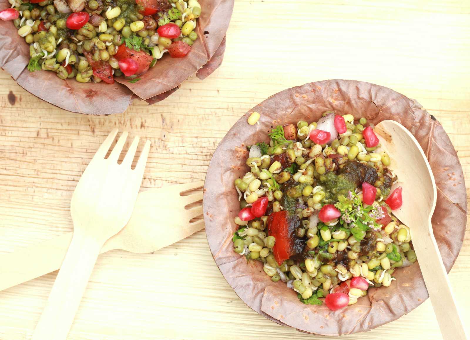 Sprouted Moong Chaat Recipe | Archana's Kitchen