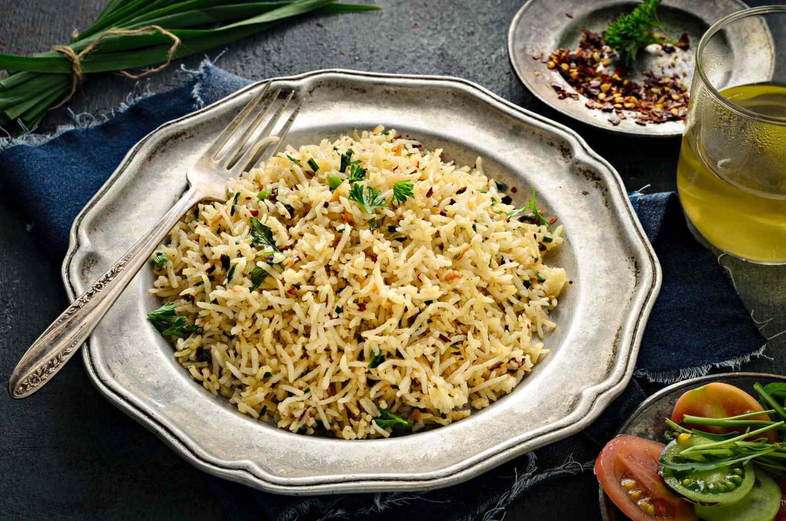 Buttered Herbed Rice Recipe | Archana's Kitchen