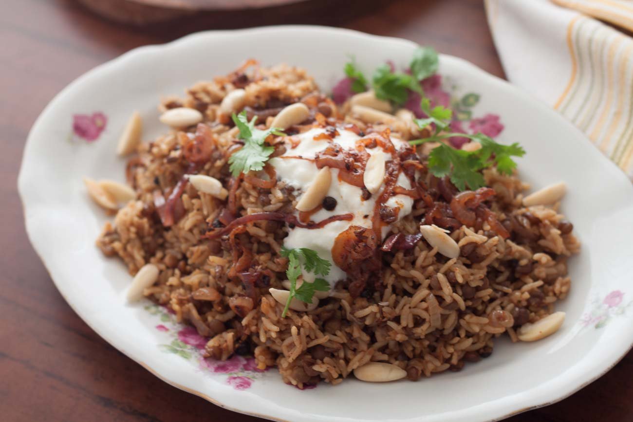 Lebanese Style Mujaddara Recipe | Archana's Kitchen