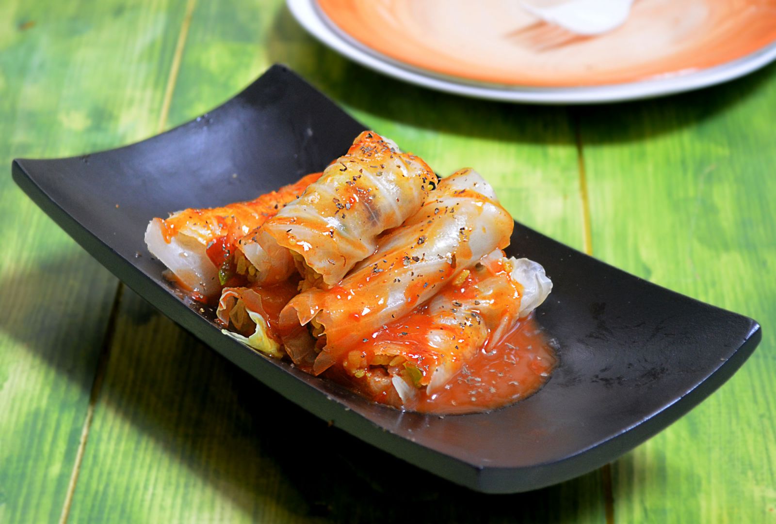 Veg Lebanese Mihshi Malfuf Recipe (Stuffed Cabbage Leaves) | Archana's ...