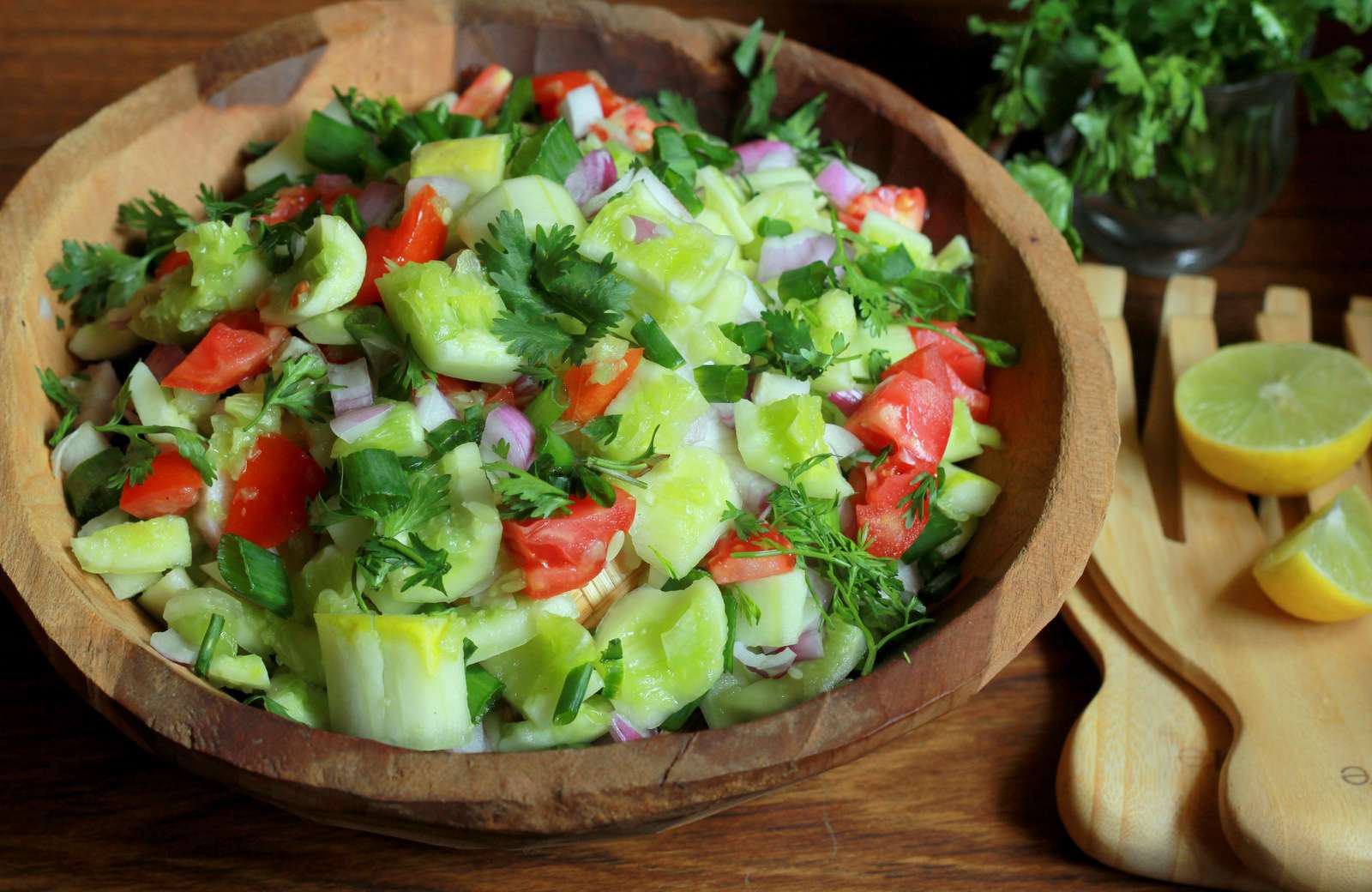 Chunky Cucumber Salsa Recipe | Archana's Kitchen