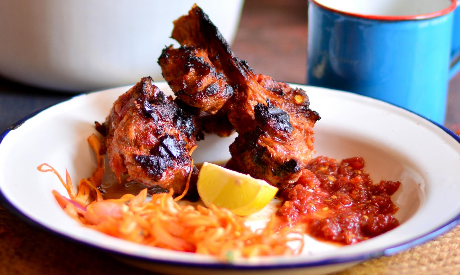 Ribs With Guava Barbecue Sauce Recipe | Archana's Kitchen