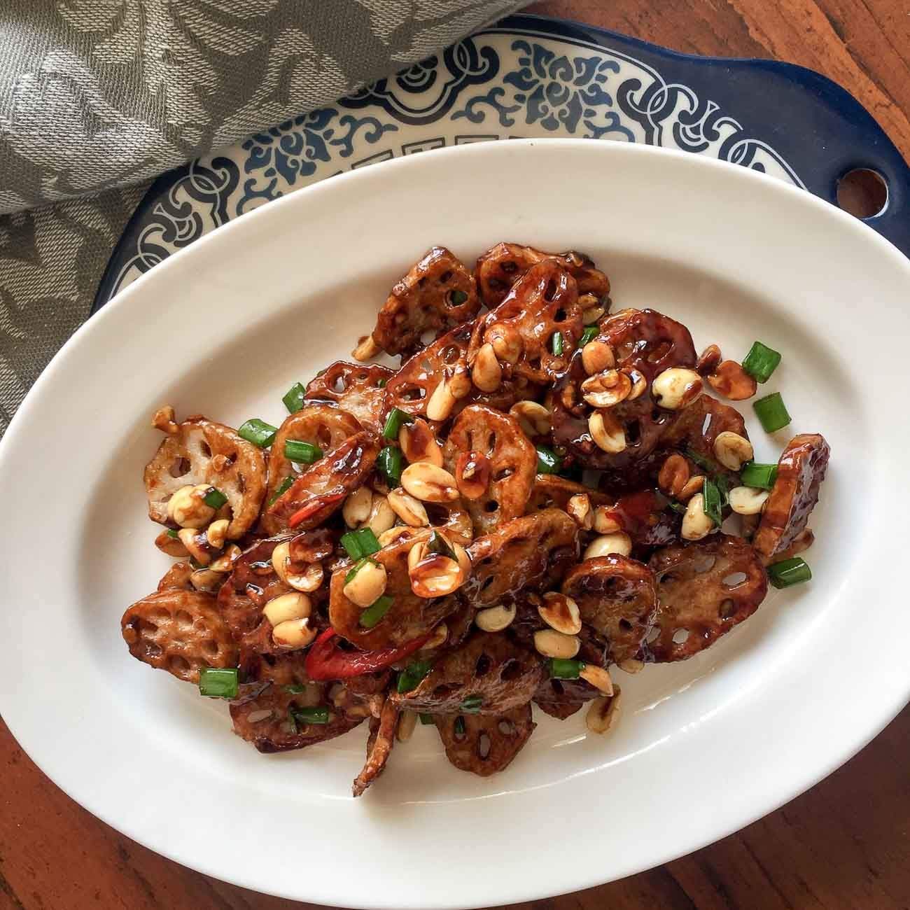 Shanghai Style Sweet And Spicy Crispy Lotus Stem | Archana's Kitchen