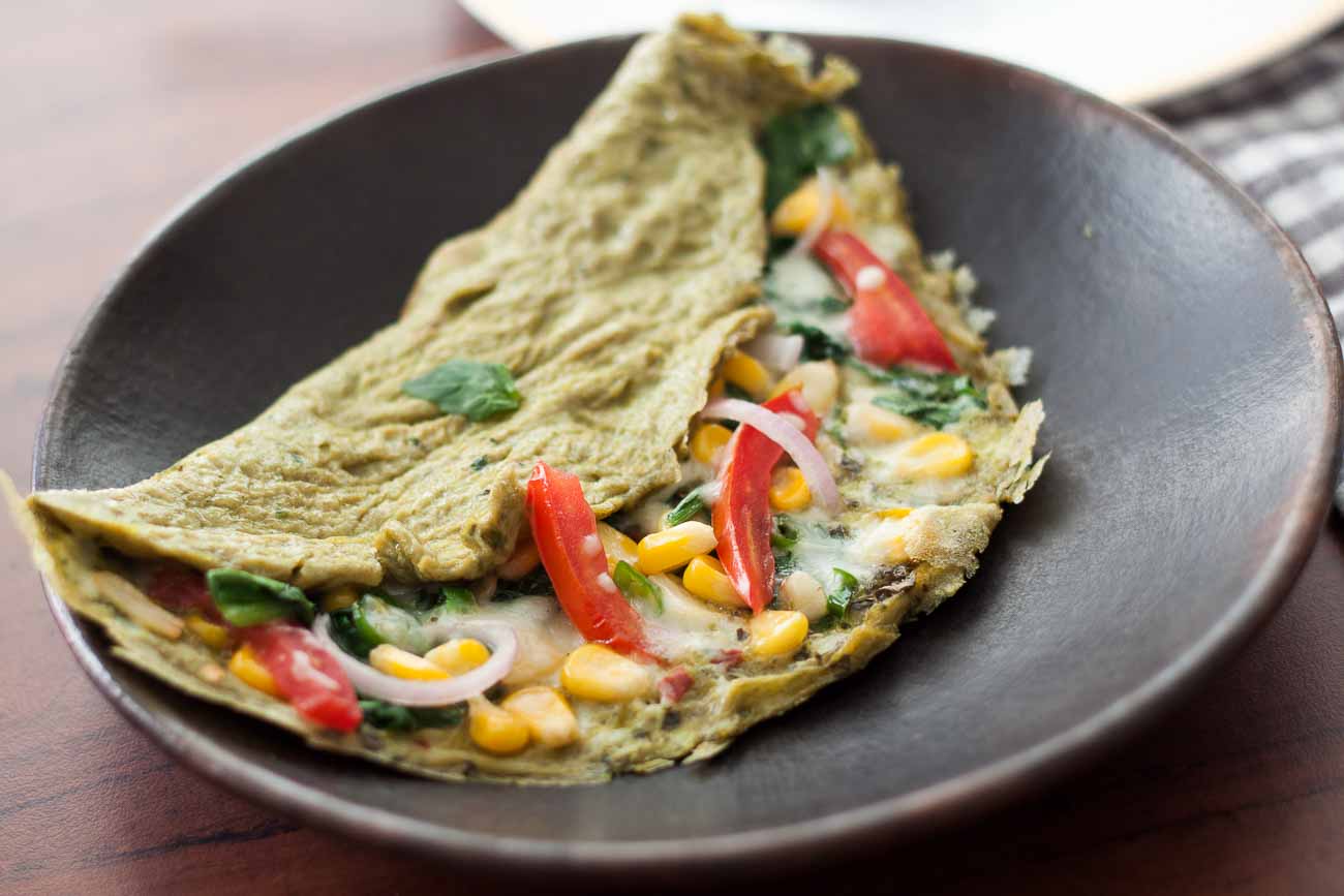 egg and cheese omelette protein