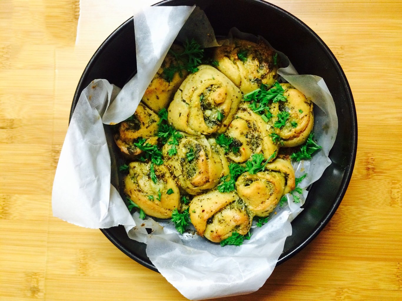 Pesto and Tangy Tomato Whirls with Hints of Garlic | Archana's Kitchen